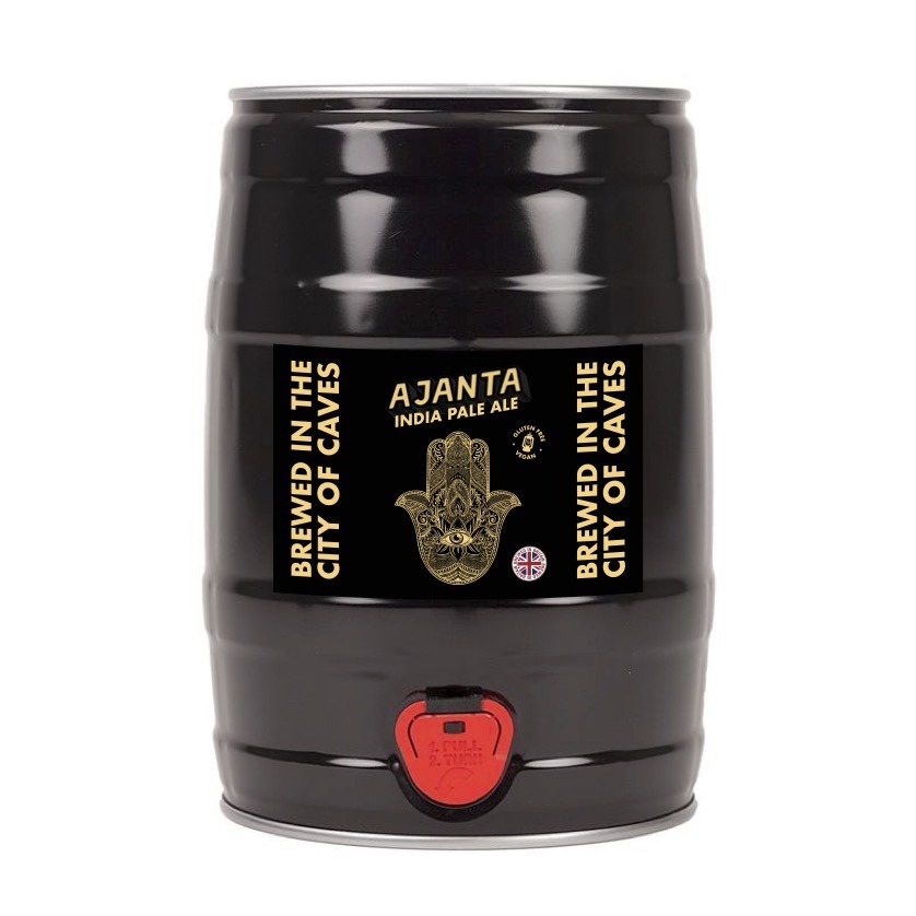 Ajanta IPA 5L Mini Cask (GF) - Shipstones Brewery, Nottingham